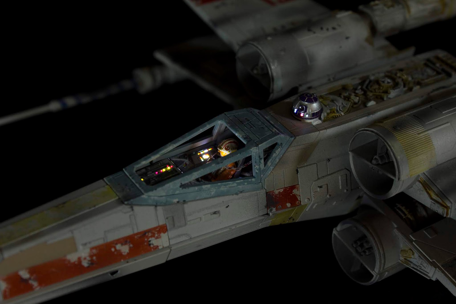 Bandai 1/48 scale X-Wing Model Build: Part X Final reveal of finished X ...