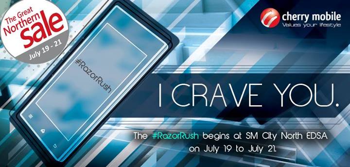 Cherry Mobile #RazorRush begins at SM City North EDSA on July 19 to 21 ...
