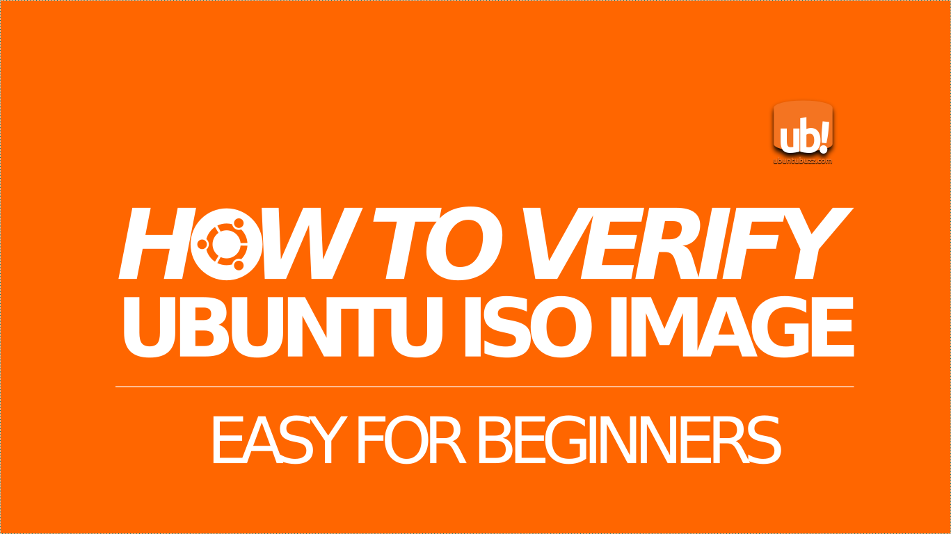 How To Verify A Ubuntu ISO Image Checksum