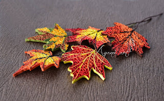 Ayani art: Quilling Fall Leaves Tutorial