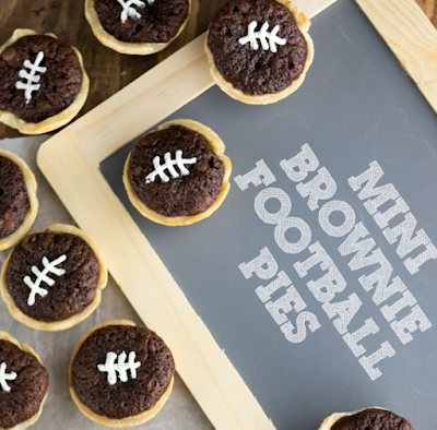 Mini Brownie Football Pies - Cake Cooking Recipes