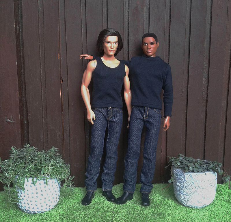 Dolldorama: Barbie Basics Ken - Model #15 and #17