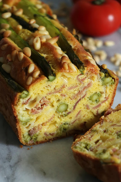 The Cook Time: Cake aux asperges vertes