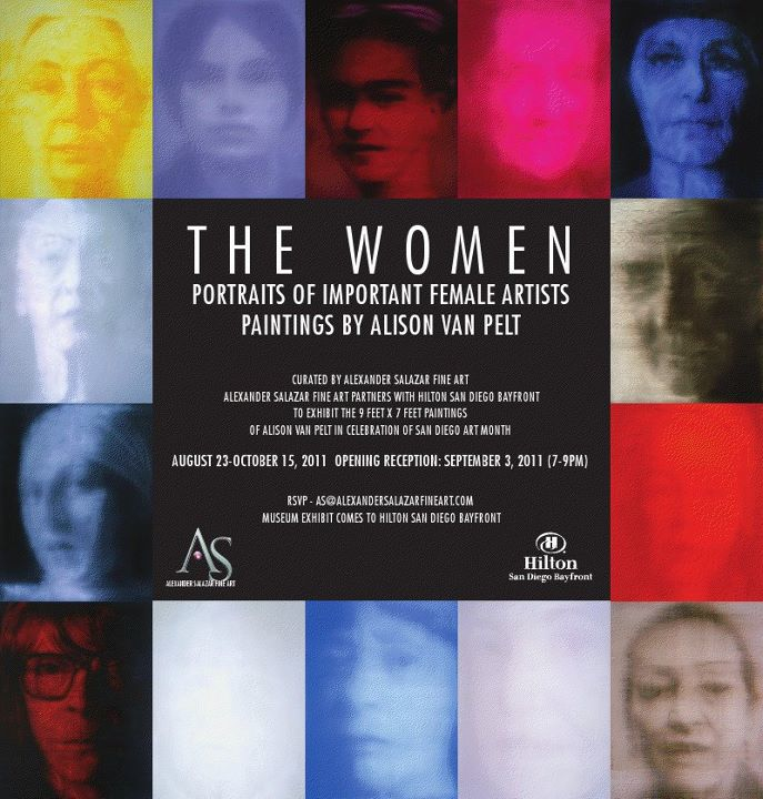 Alison Van Pelt Art: Art Week: THE WOMEN - PAINTINGS BY ALISON VAN PELT