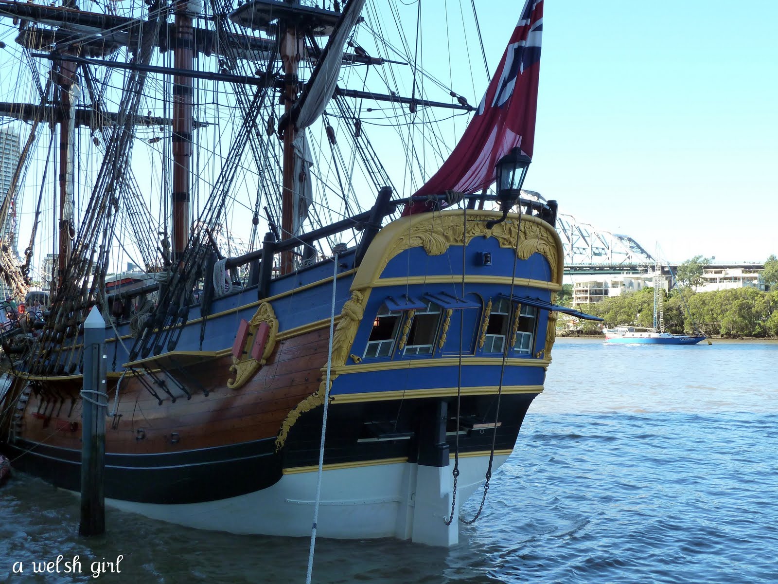 A Welsh girl in Australia: The Endeavour in Brisbane