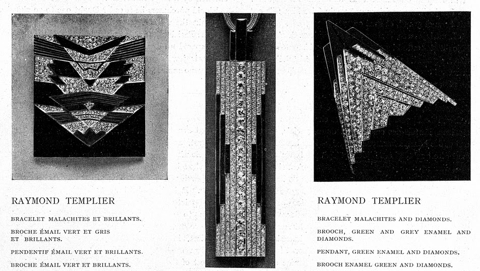 BIJOUX ET PIERRES PRECIEUSES: Raymond TEMPLIER, fils de Paul Templier