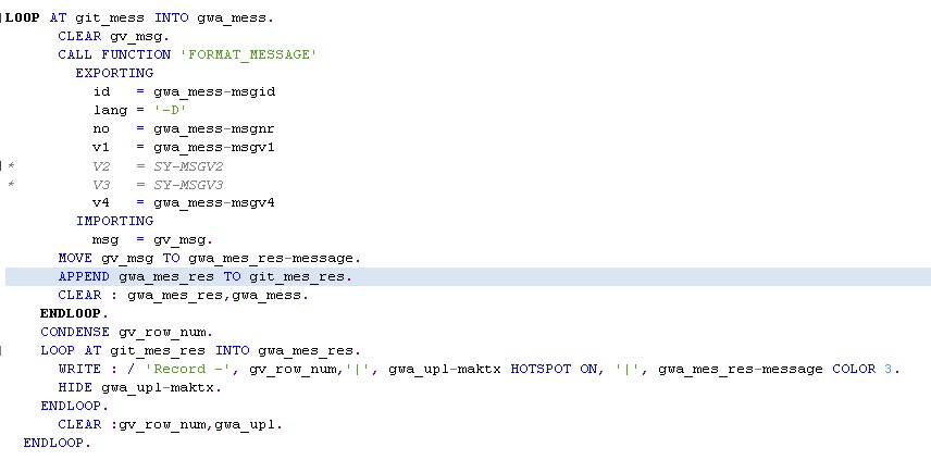 SAP ABAP: BDC using CALL TRANSACTION METHOD in SAP ABAP