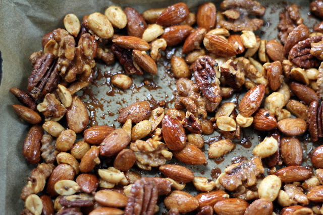 Blue Kale Road: Maple Roasted Nuts: Gifts from Home