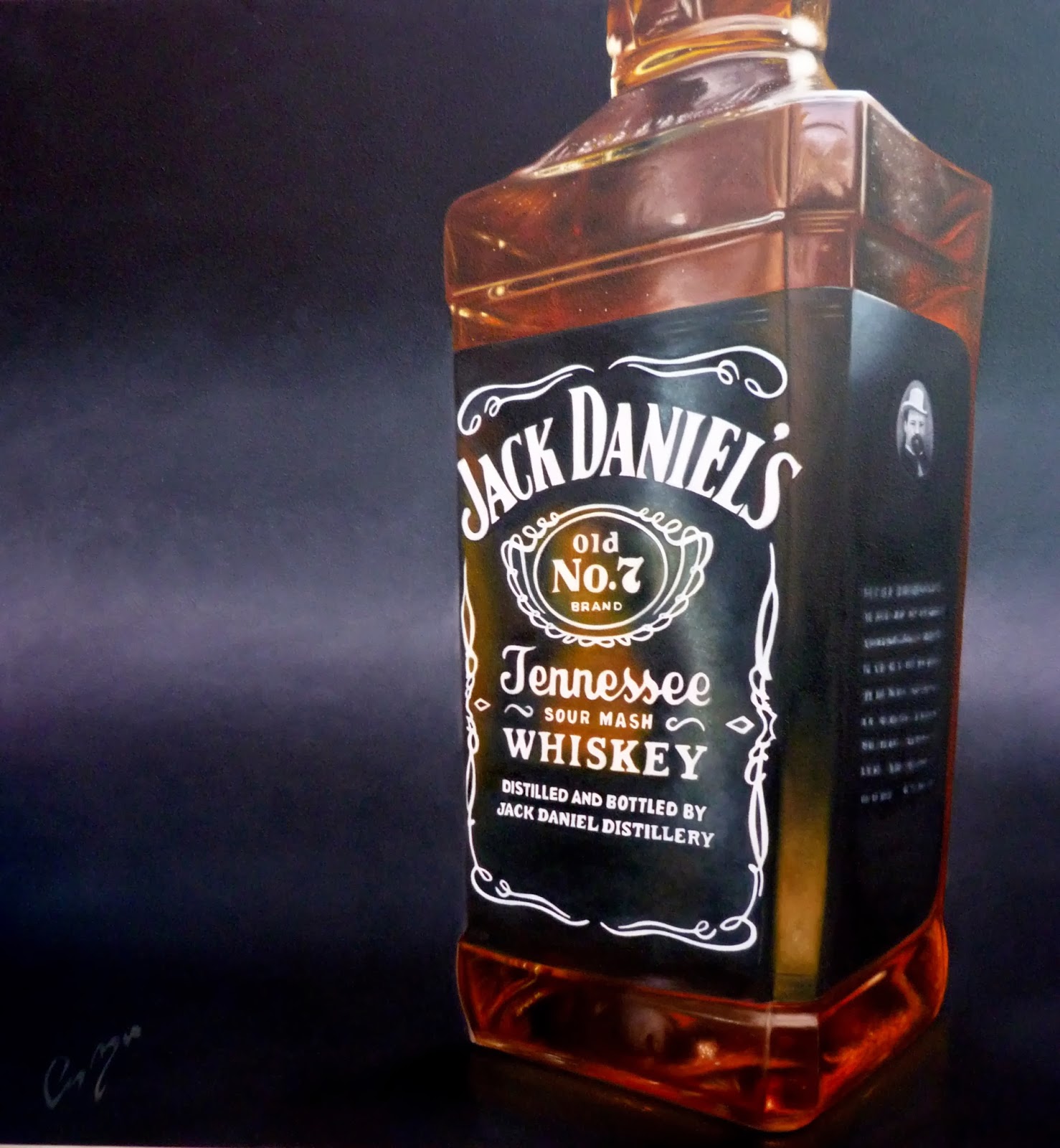 chris morgan - the art of realism: Jack Daniels, Mini portraits and ...