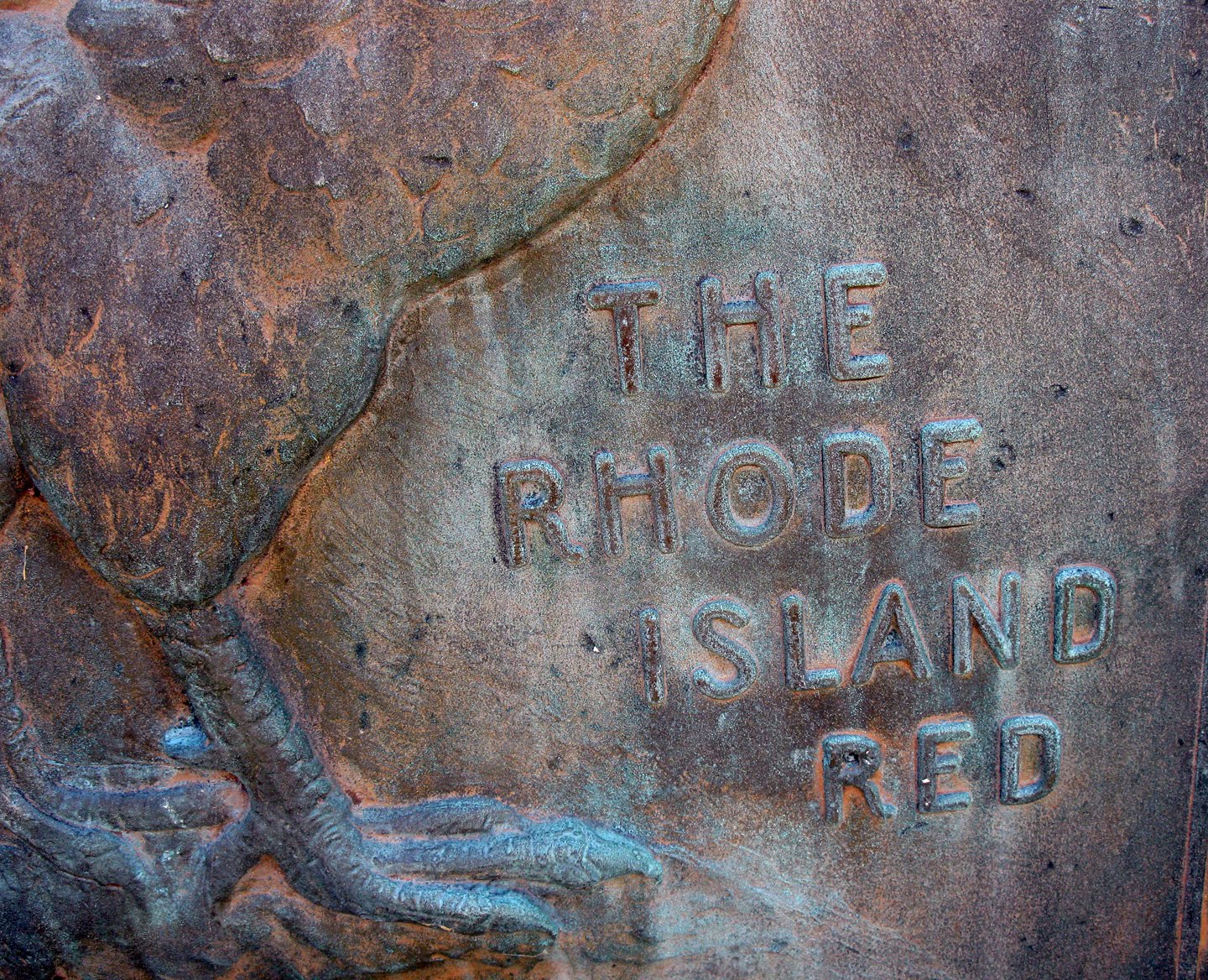 Eccentric Roadside: Poultry in motion: The Rhode Island Red monument of ...