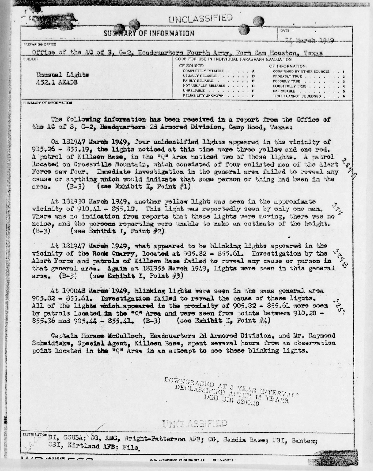 UFOs & NUKES | DECLASSIFIED DOCUMENT: UFOs Reported Over Nuclear ...