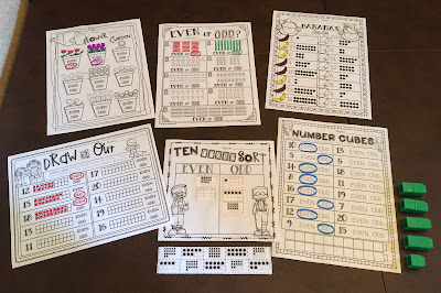Teaching With Terhune: Even and Odd Numbers Math Unit