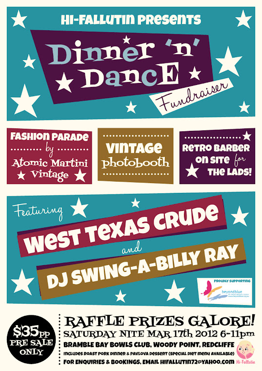 Hi-Fallutin's Fundraiser Dinner Dance: OFFICIAL POSTER by PIXEL FOX DESIGN