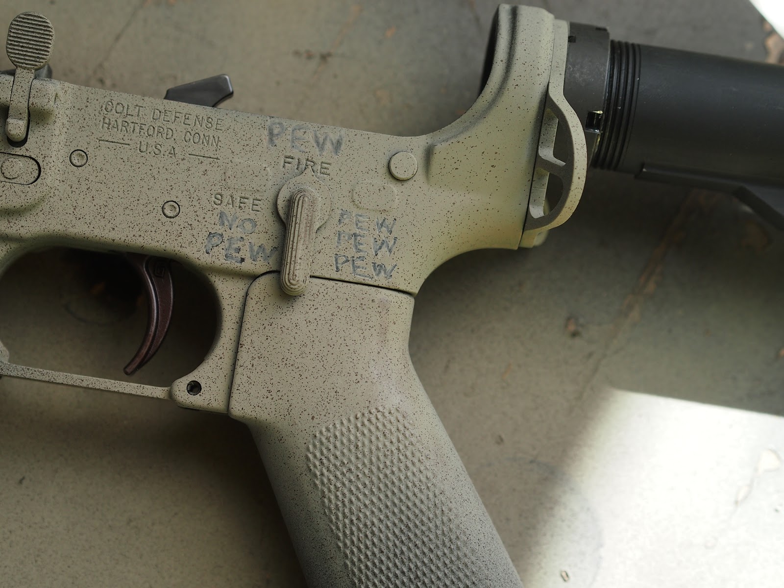 Mister Donut's Firearms Blog: Mk18 Block II painted lower and Surefire ...