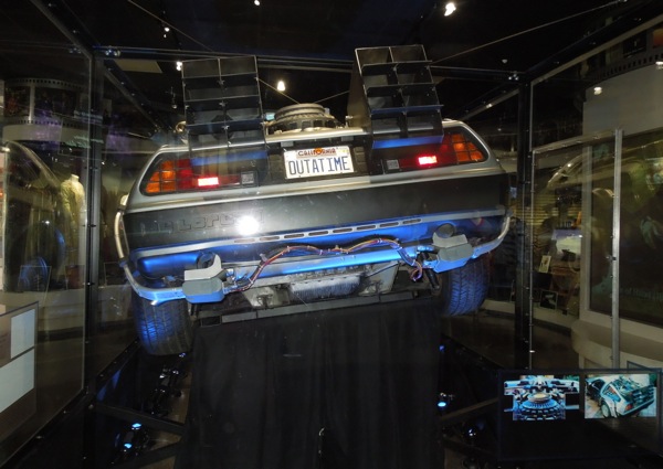 Hollywood Movie Costumes and Props: Original DeLorean Time Machine car ...