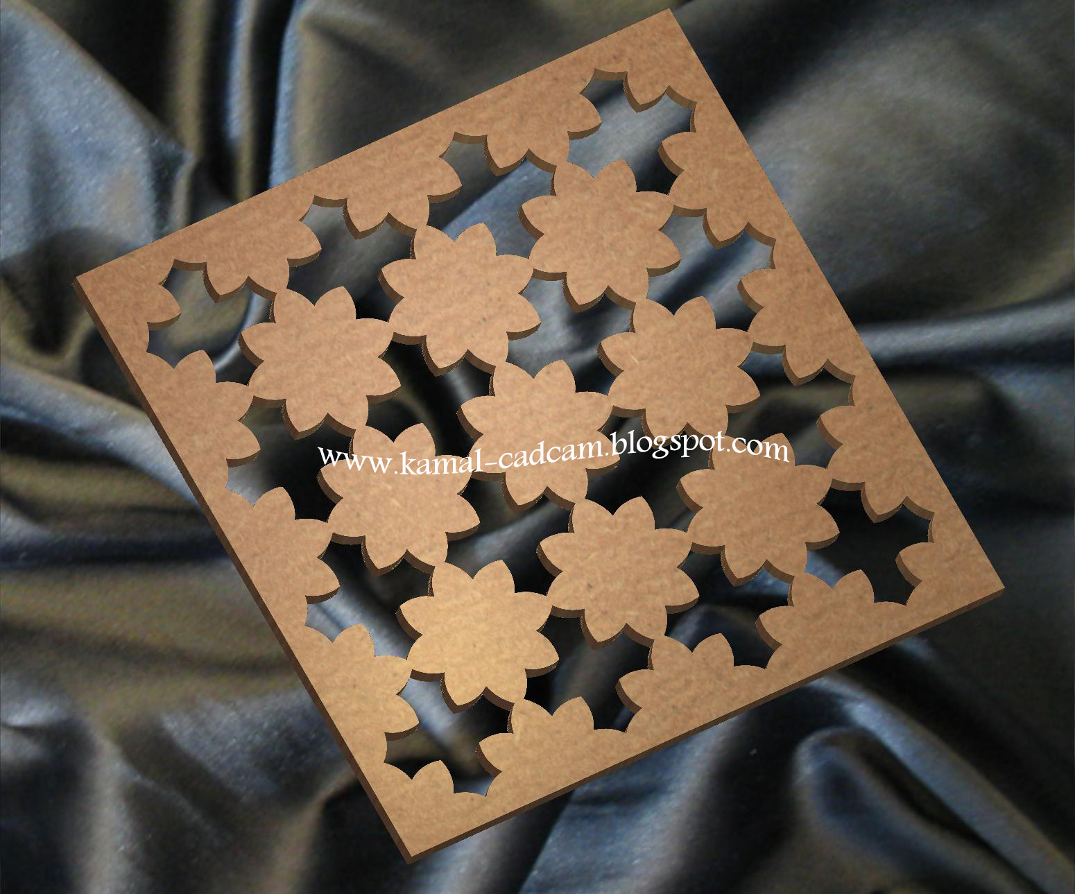 CAD CAM ENGINEER: Wooden Grill Pattern by CNC Router