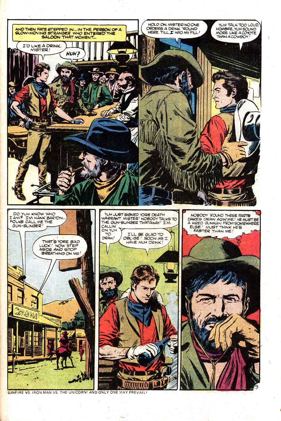 Kid Slade #7 - Al Williamson art - Pencil Ink