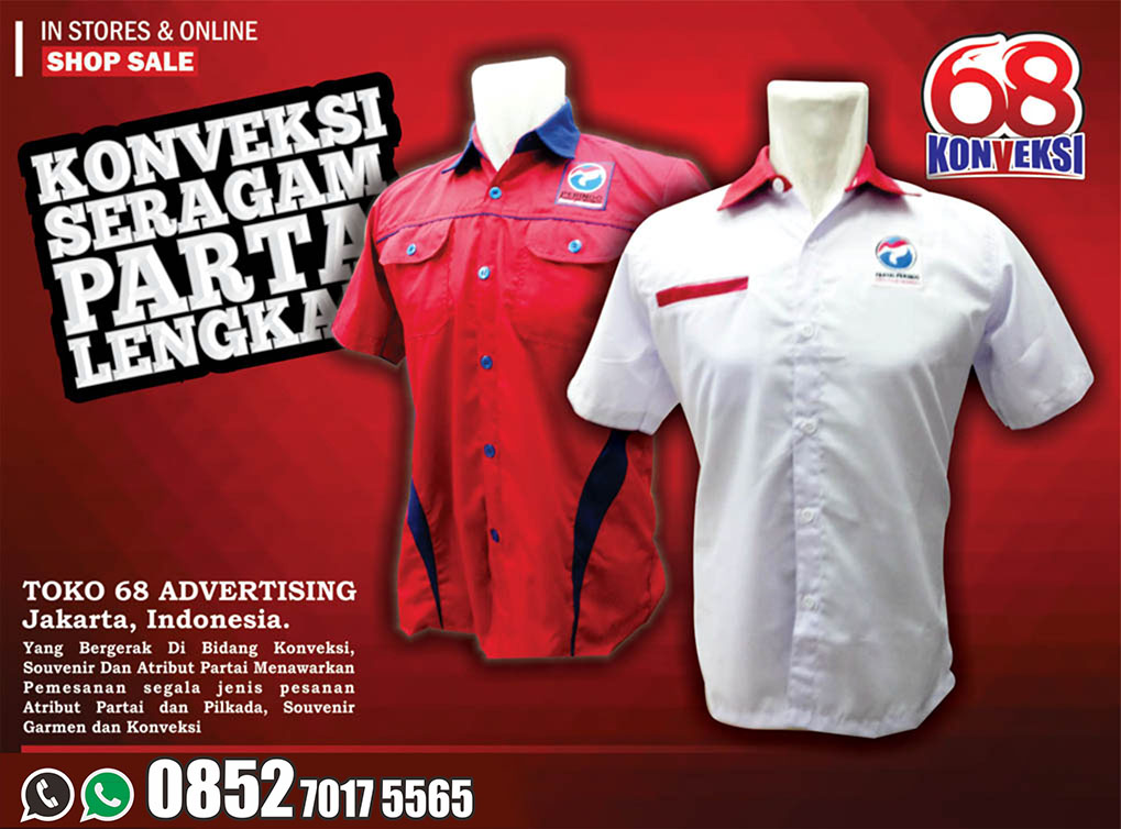 SERAGAM 68: SERAGAM PARTAI PERINDO