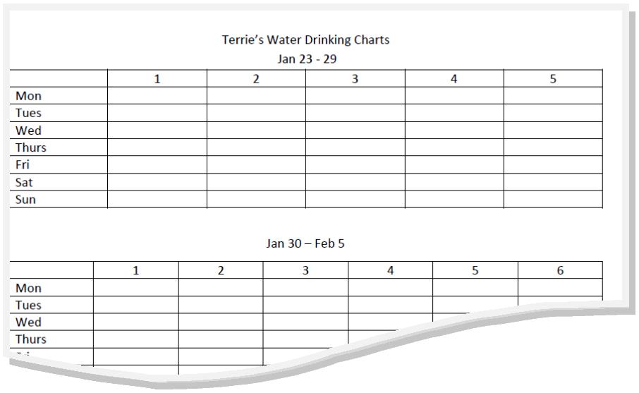 Out of My Mind: How to Train Yourself to Drink More Water (and just ...