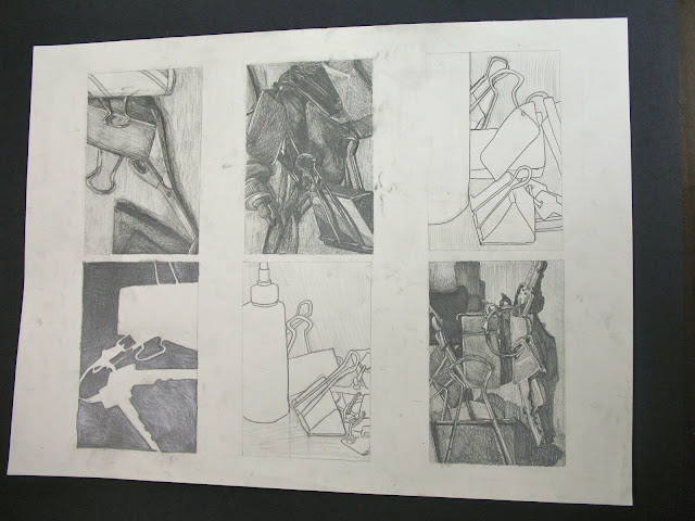 Lane Tech Art Studio : Compositions from Observation