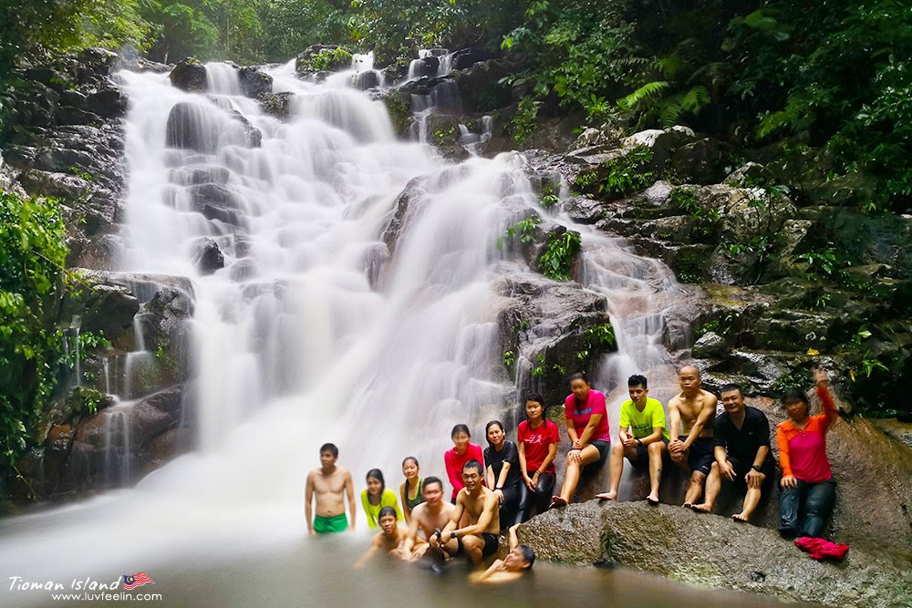 Kampung Asah Waterfall of Tioman Island 徒步刁曼岛寻【甘榜阿沙瀑布】 - 乐飞翎 ♥ LUVFEELIN