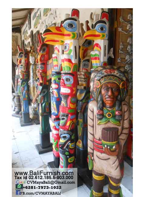 Native American Indian Crafts Wood Carvings | CVMAYA Bali Crafts Home ...