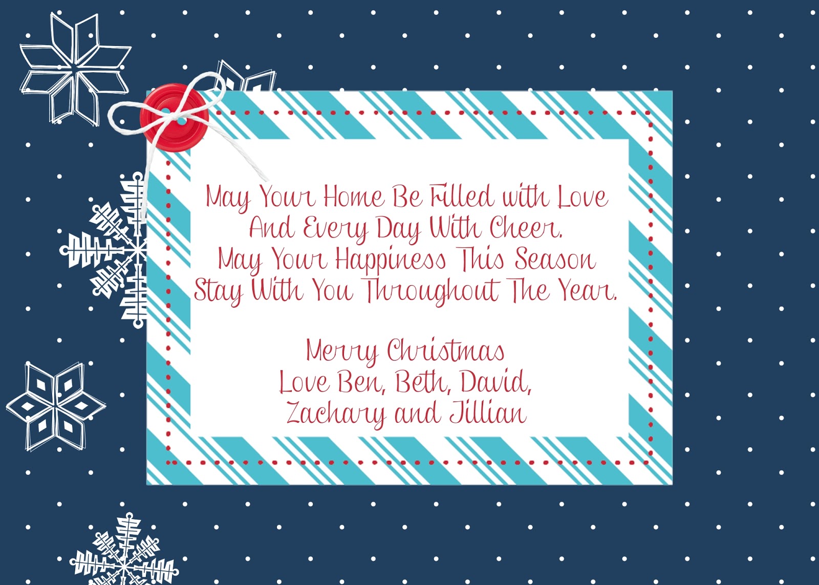 Beth's Digital Cuts!: Christmas Postcard