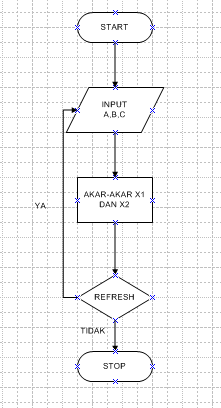 Praktikum TI 11: FLOWCHART PROGRAM PERSAMAAN KUADRAT