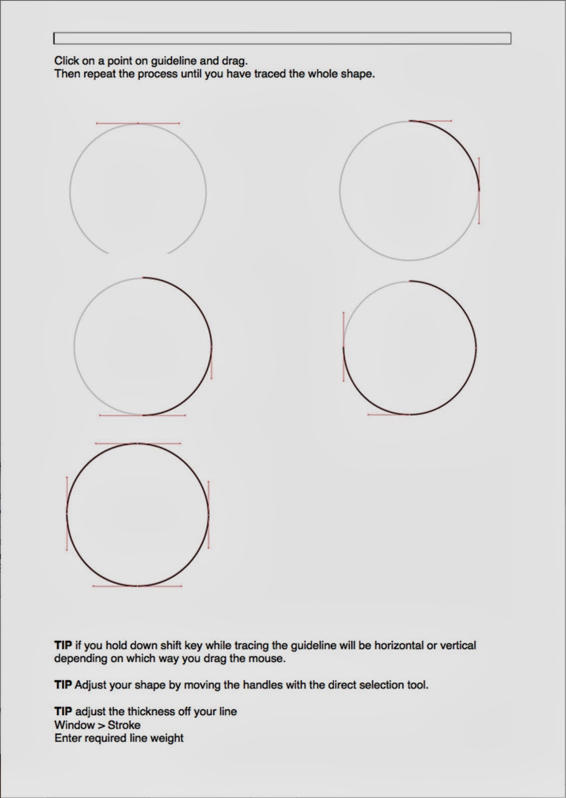 ACF2001 Intro to Digital Art 2015: Illustrator - Using the Pen Tool