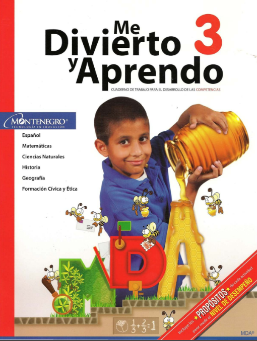 Me Divierto y Aprendo 3° editorial Montenegro