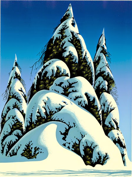 Oh, by the way...: BEAUTY: Winter Paintings--Eyvind Earle