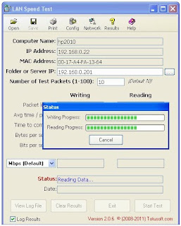 LAN Speed Test 3.4.0 โปรแกรมทดสอบความเร็วของเครือข่าย LAN | Taufan48