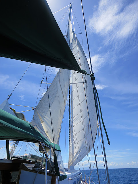 Behind the Mast: Sailing, Sailing, over the Deep Blue Sea