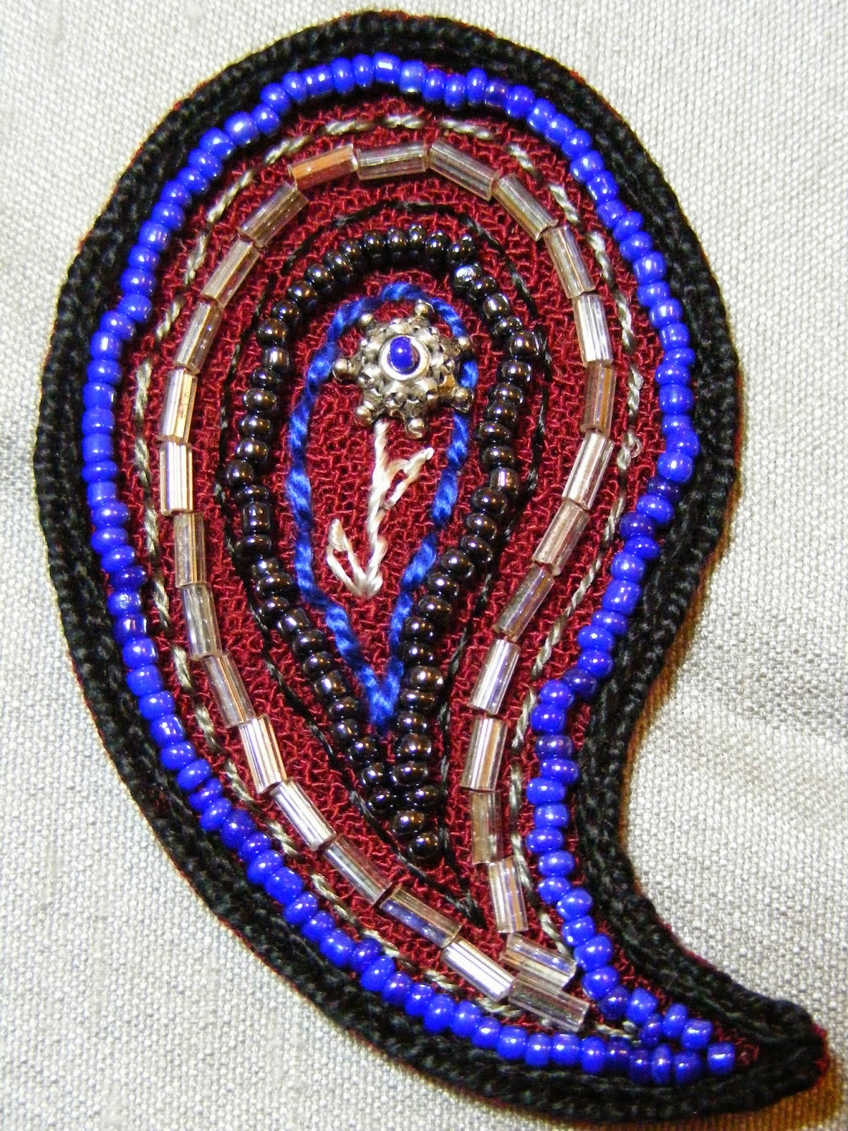 MichelleMermaid: My beaded paisley tutorial...