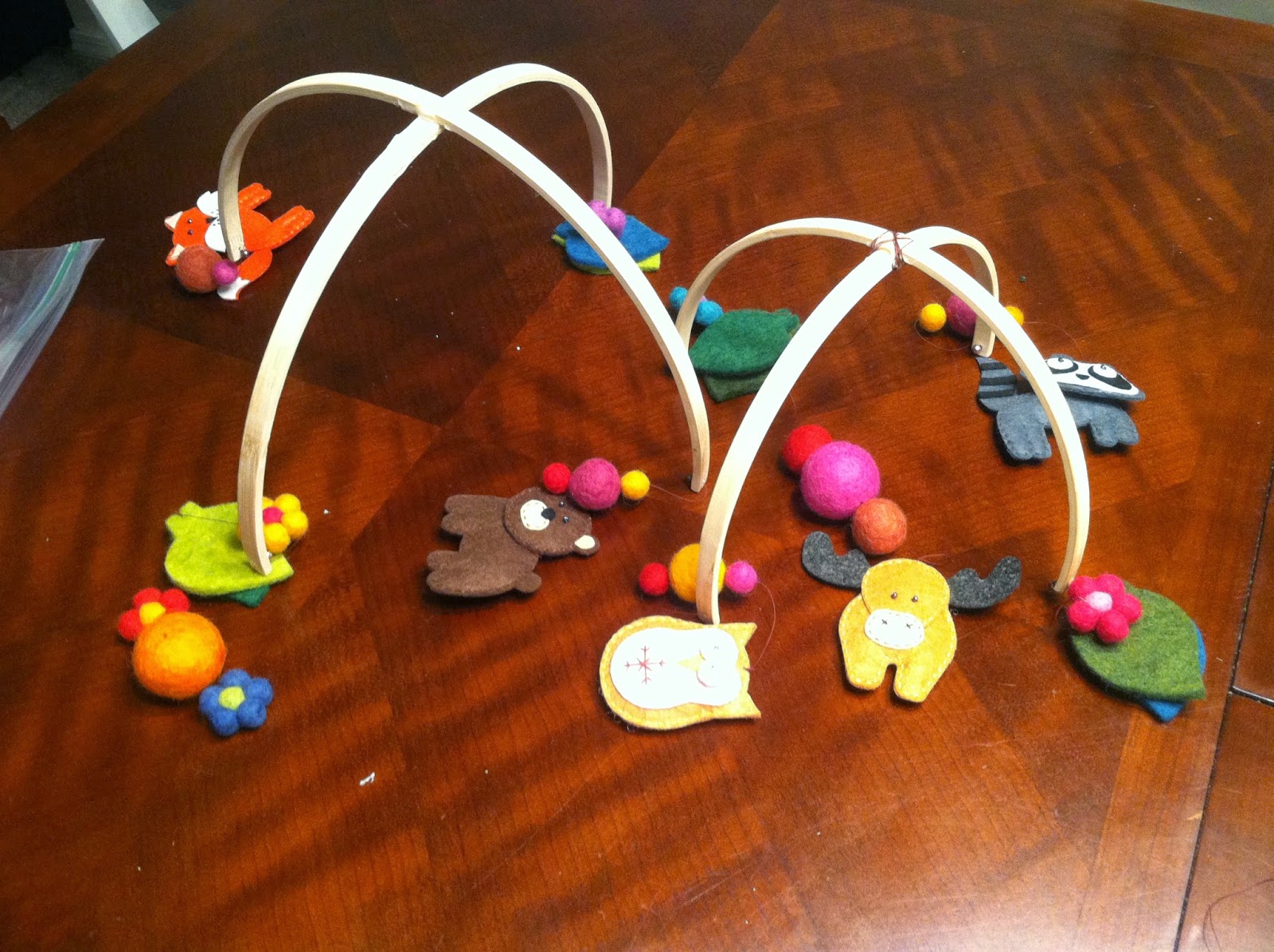 Making an IdaHome: DIY: A Woodland Creature Mobile for Baby Hannah