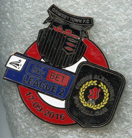 Crewe Alexandra Football Club pin badges