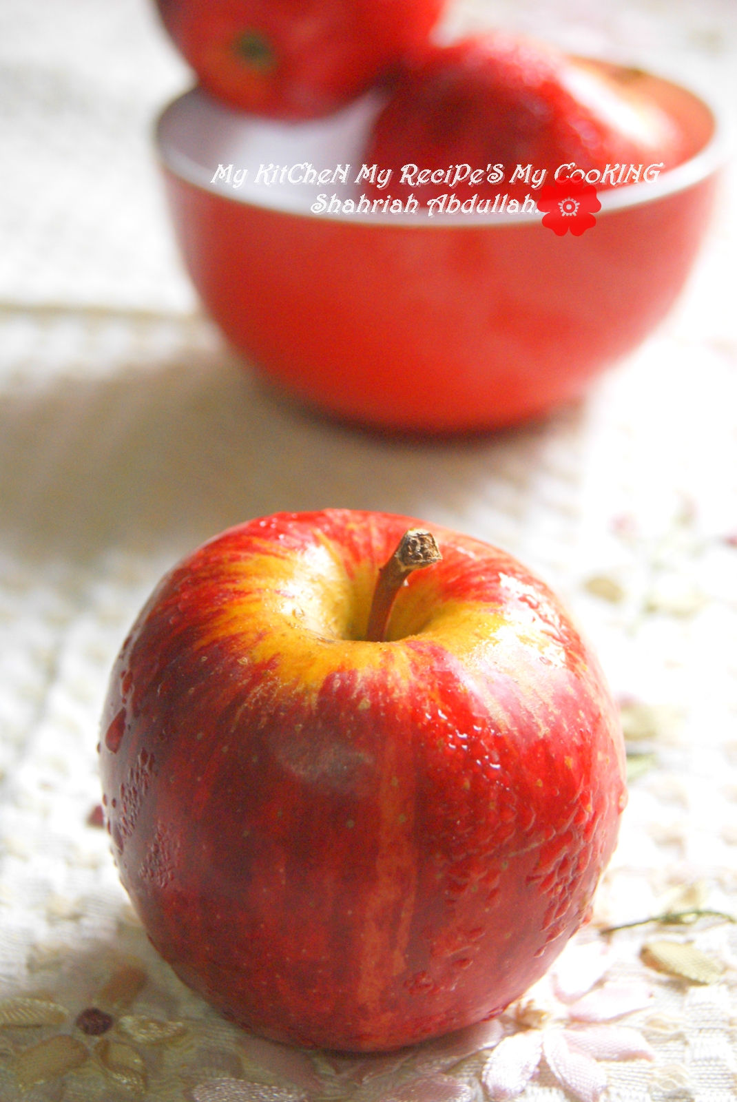 The Writer's CooKING!: Rustic Apple Tart ~ Kerana Sebiji Epal