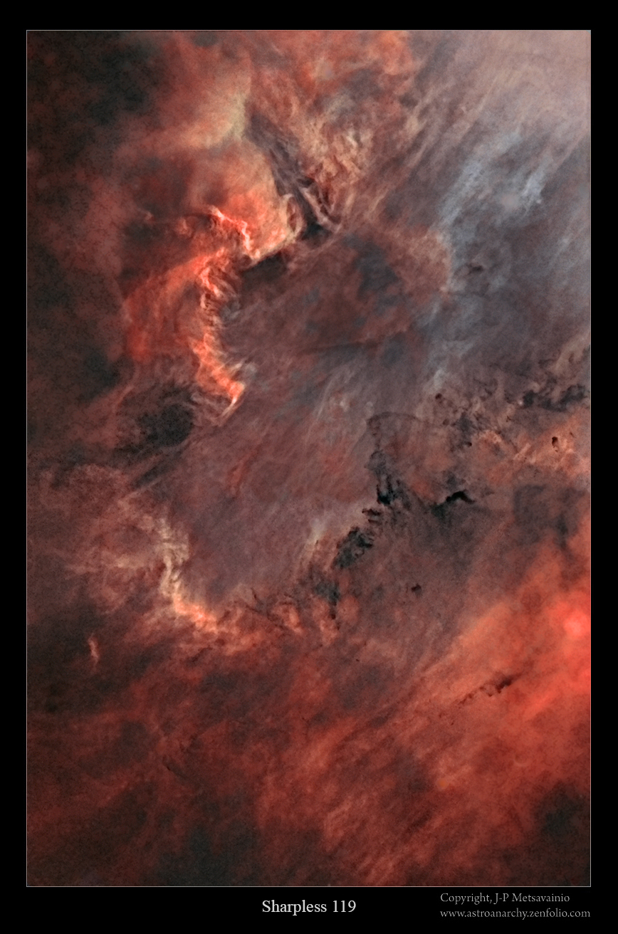Astro Anarchy: Sharpless 119 in Cygnus, visual spectrum version