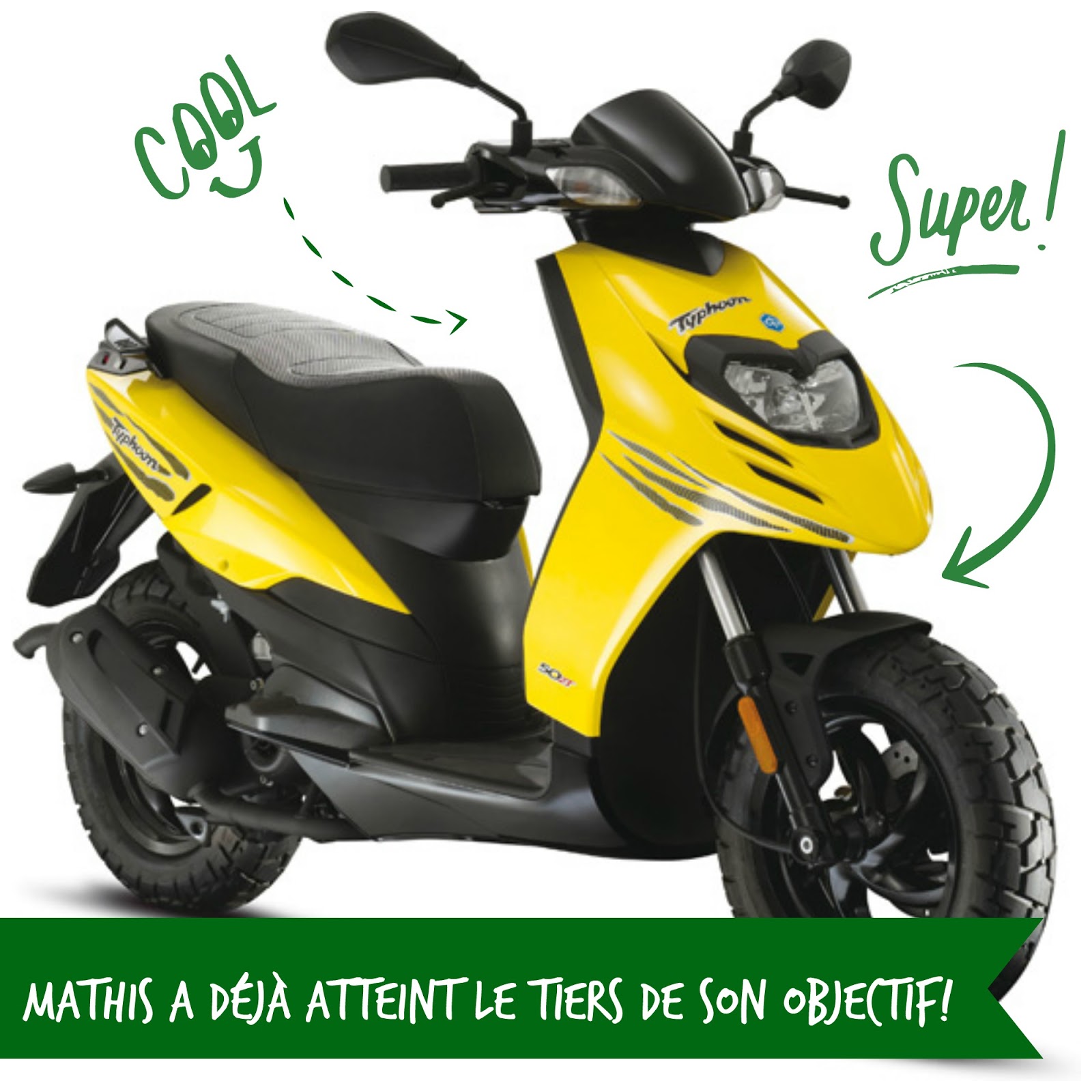 Ça roule pour Mathis, déjà 38 % de son objectif atteint! #monprojet | À ...