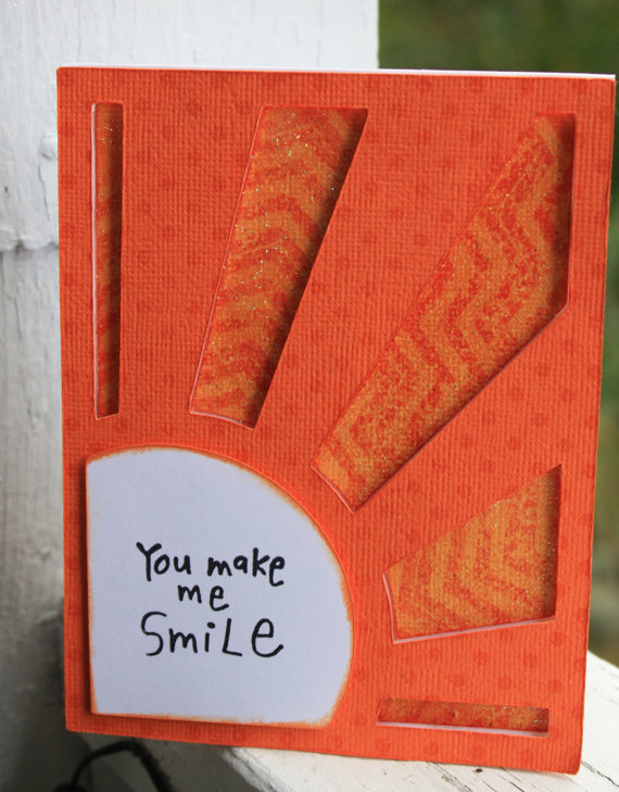 Jenny's Crafty Creations: You make me smile card