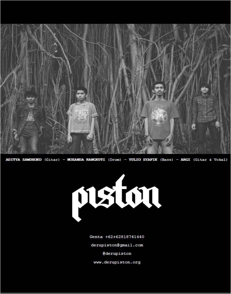 PISTON band profile @derupiston ~ UNDERGROUNDSYNC.COM