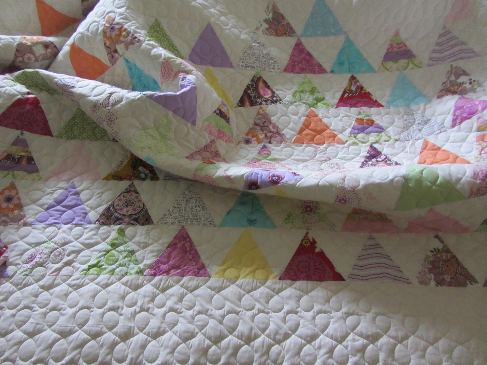 Quilting Square One: i heart my equilateral triangle quilt ~ BQF FALL 2013