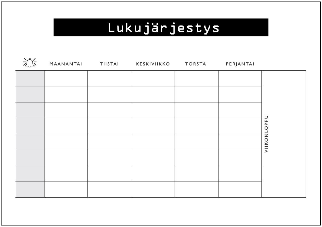 Ilmainen tulostettava kalenteri 15/16, olkaatte hyvät :)