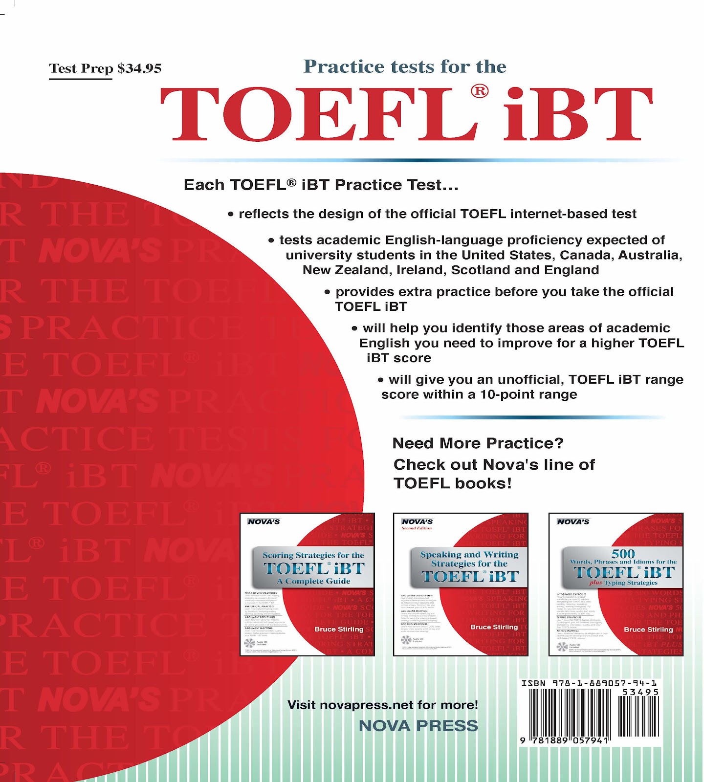 TOEFL Lessons: Practice Tests for the TOEFL iBT