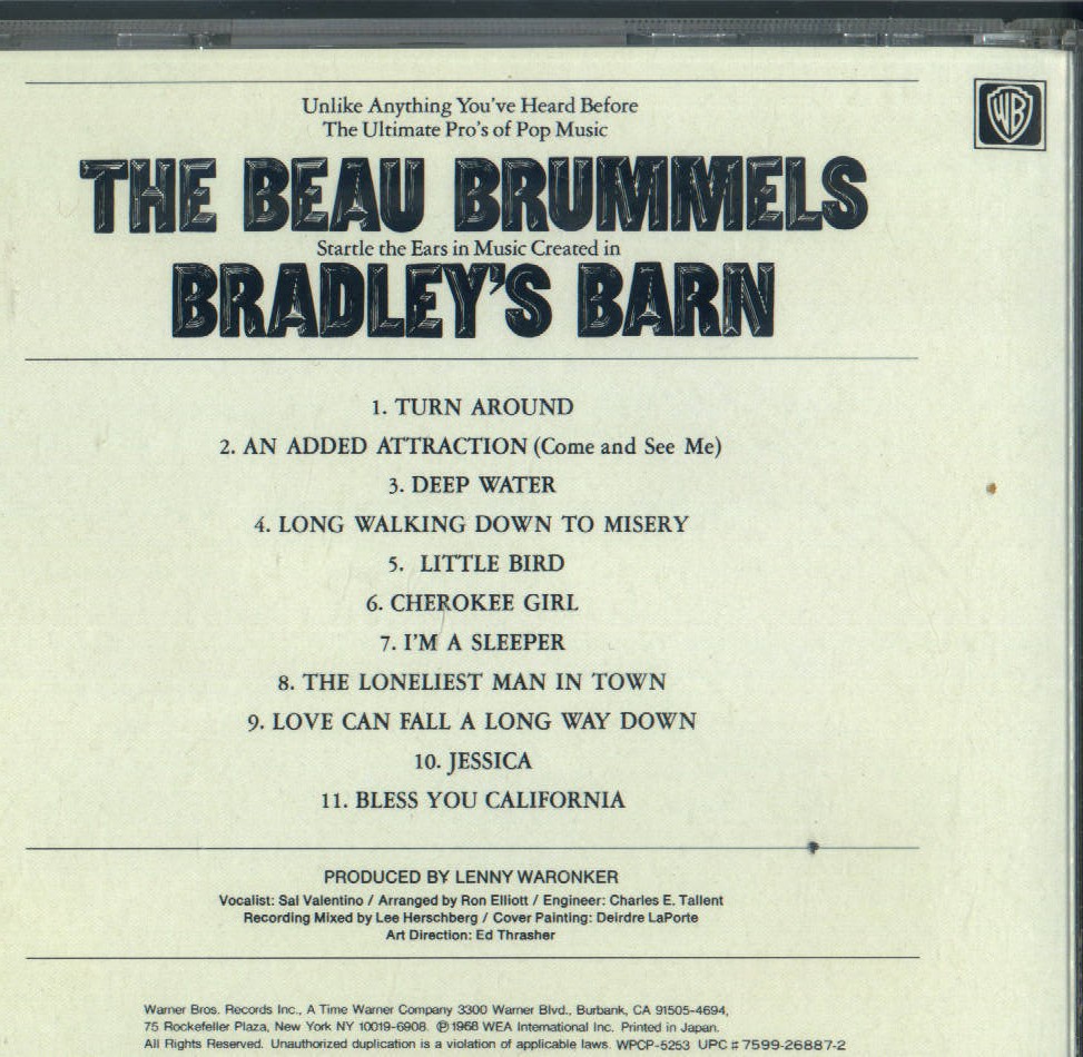 The Beau Brummels - Bradley's barn (1968)