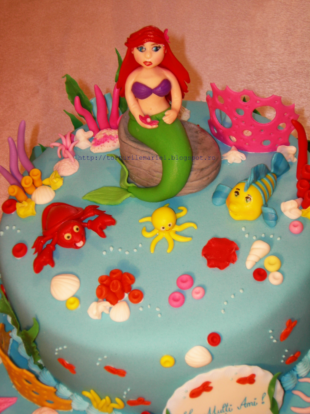 Lovely Creative Cakes : Tort cu Ariel si prietenii