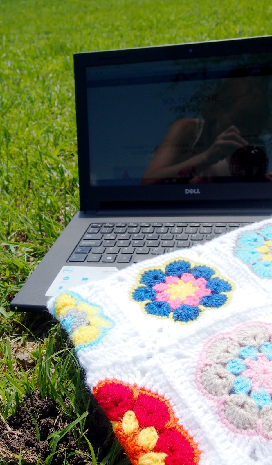 Sol de Noche {deco crochet}: How to crochet a Laptop Case