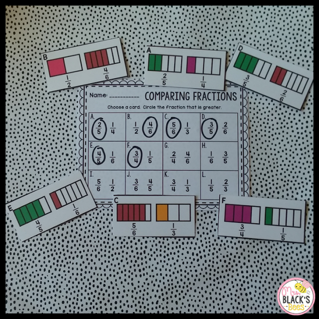Non Themed Math Stations for First Grade | Mrs. Black's Bees