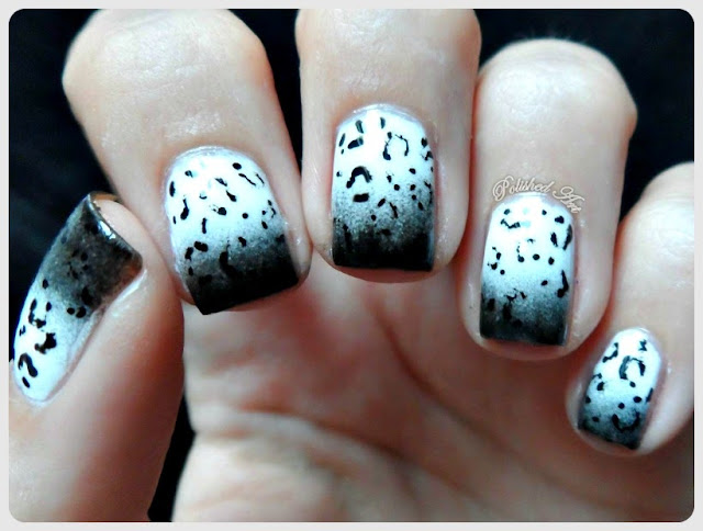 Polished Art: Black & White Challenge #5: Faux Fur