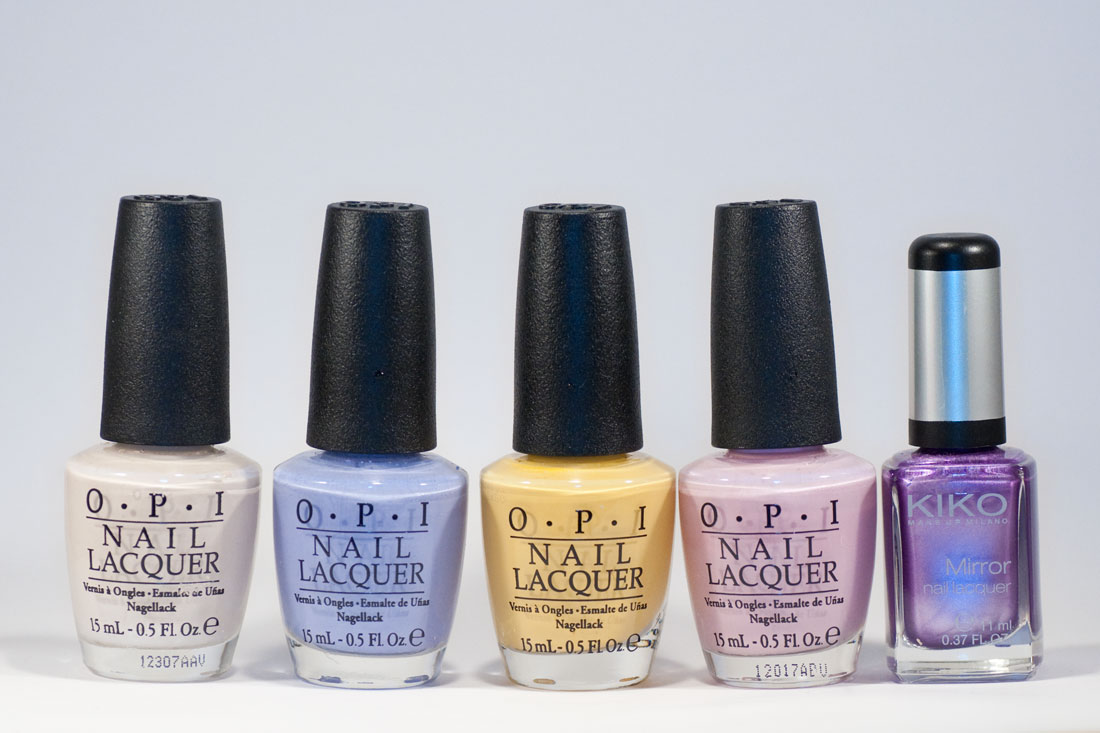 Purple Metallic Nails - May contain traces of polish